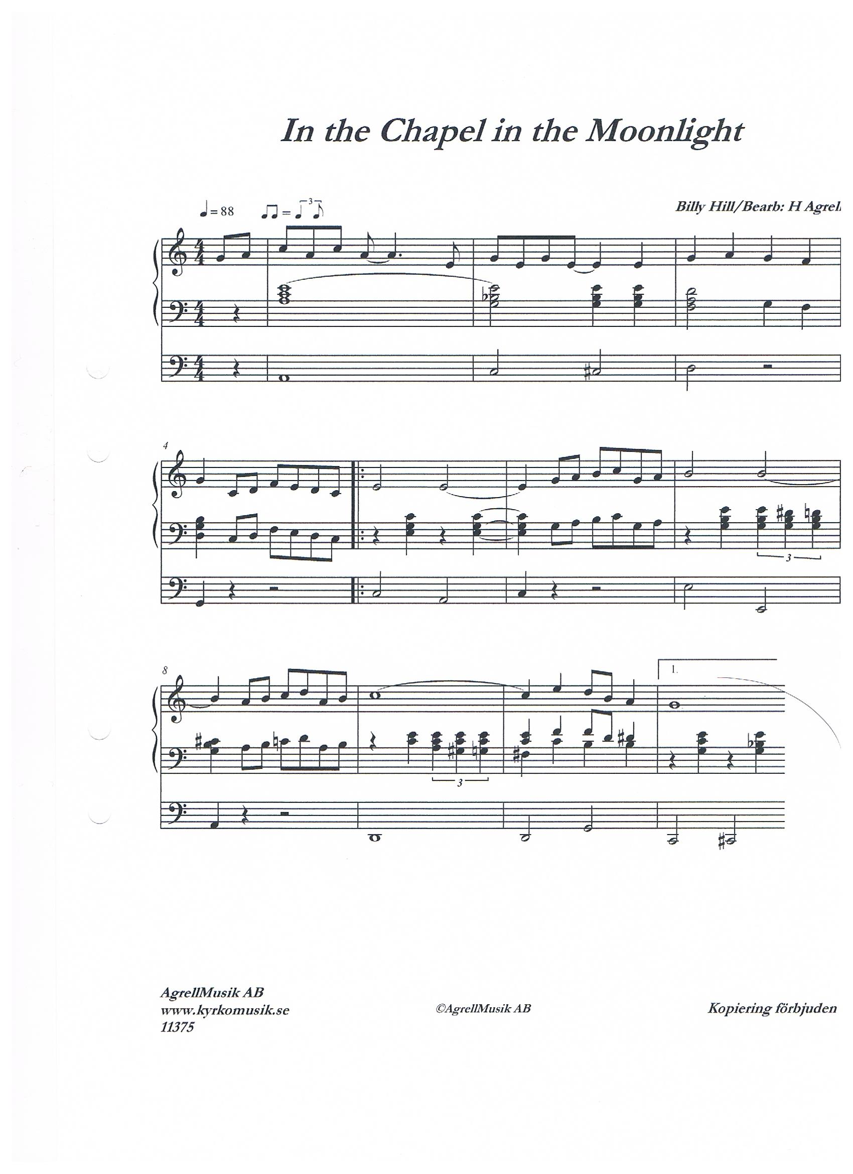 In the Chapel in the Moonlight