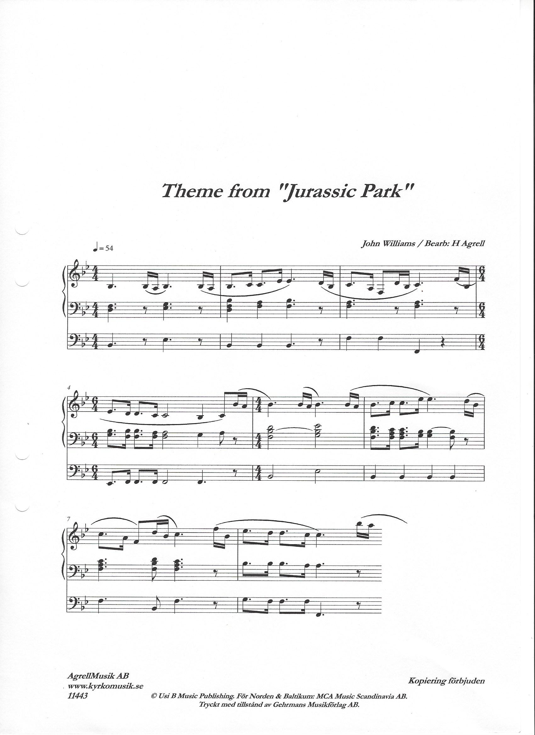 Theme from Jurassic Park / John Williams